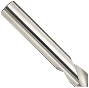 yg-1 - 0121l high speed steel nc spotting drill bit, uncoated (bright), straight shank, slow spiral, 90 degree, 3/16" diameter x 2-7/16" length (pack of 1)