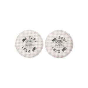 3m p100 advanced respirator filter 2291, 1 pair, helps protect against oil and non-oil based particulates, mining, shipbuilding, abatement, utilities