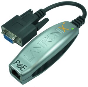 lantronix xdt10p0-01-s xdirect compact 1-port secure serial (rs232) to ip ethernet with power over ethernet (poe) - device server