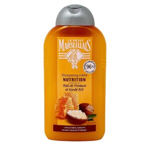 le petit marseillais french shampoo - shea milk and honey - damaged, dry hair - 8.4 oz