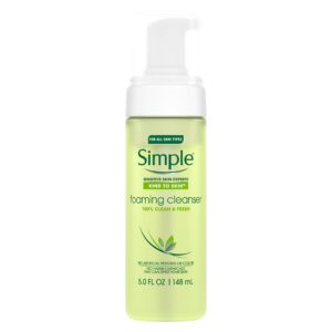 simple kind to skin foaming facial cleanser facial care 5 oz