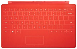 red touch cover for microsoft surface