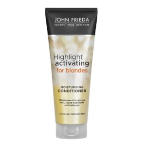 john frieda sheer blonde highlight activating moisturising conditioner for lighter blondes 250ml