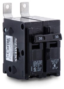 siemens b230 panelboard/bolt-on mount type bl low tab molded case circuit breaker 2-pole 30 amp 120/240 volt ac