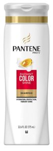 pantene pro-v radiant color shine shampoo eucalyptus, 3 fl oz (pack of 3)