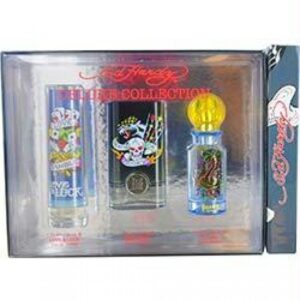 ed hardy deluxe collection 3 piece gift set for men