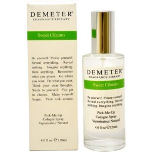 demeter sweet cilantro cologne spray for women, 4 ounce