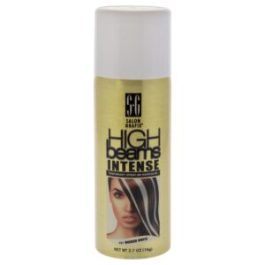 salon grafix high beams intense temporary spray - wicked white for unisex - 2.7 oz hair color