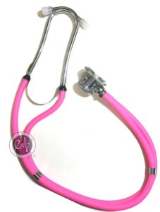 emi professional deluxe sprague rappaport dual head stethoscope - hot pink #112