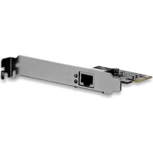 startech.com 1 port pcie gigabit network server adapter nic card - dual profile - gigabit desktop adapter rev e intel 6 chip support (st1000spex2)