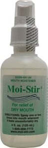 moi-stir spray, 4 oz - refresh and relieve dry mouth (xerostomia)