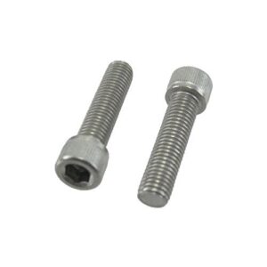 1/4"-28 x 1" stainless steel s.a.e. socket cap screws (pack of 12)