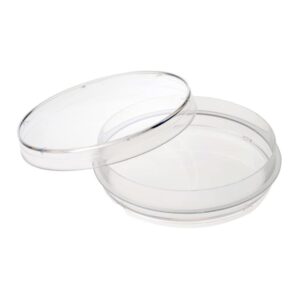 celltreat 229620 tissue culture treated dish with grip ring, sterile, 15-16ml working volume, 100mm d x 20mm h (case of 300)