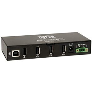 tripp lite 4-port rugged industrial usb 2.0 hi-speed hub w 15kv esd immunity and metal case, mountable(u223-004-ind)