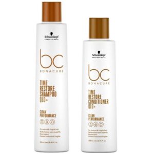 schwarzkopf professional bc bonacure time restore q10 shampoo 250ml and conditioner 200ml duo pack