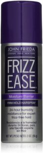 john frieda frizz ease moisture barrier hairspray, firm hold 2 oz (pack of 5)