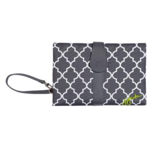 jj cole diaper changing clutch, stone arbor