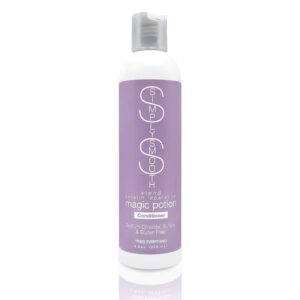 simply smooth xtend keratin magic potion conditioner daily conditioner restore & repair dry, damaged, depleted hair hydrate & create soft, healthy hair for all hair types 8.5 fl oz