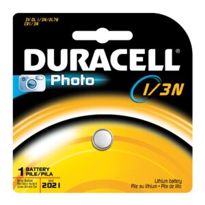 duracell dl1/3nbpk ultra photo lithium/manganese dioxide battery, 1/3n size, 3v (case of 6)