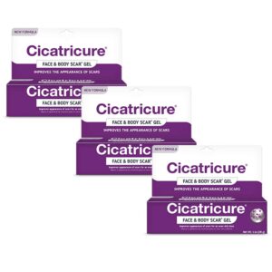 cicatricure scars gel 1oz tube multipack value deal pack of 3 tubes