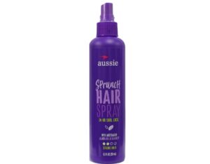 aussie sprunch hair spray, strong hold 8.5 oz (pack of 2)