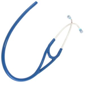 replacement tube by mohnlabs fits all dual head cardiology stethoscopes t701 blue