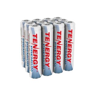 tenergy premium rechargeable aaa batteries, high capacity 1000mah nimh aaa batteries, aaa cell battery, 12 pack