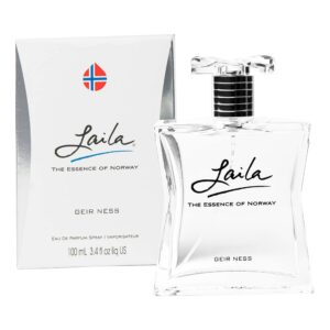 laila by geir ness eau de parfum spray - long lasting fresh, airy and clean fragrance