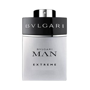 bvlgari man extreme eau de toilette spray for men, 2 ounce (bulgari-971051)