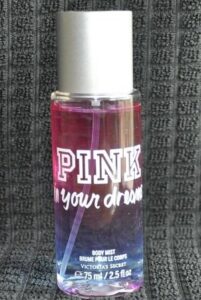 victoria's secret pink in your dreams with white daisy and chantilly body mist 2.5 fl oz/75ml