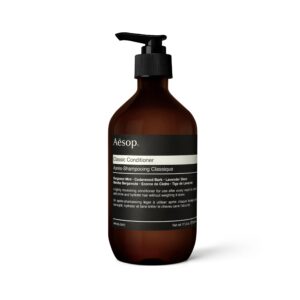 aesop classic conditioner | lightly nourish, hydrate, disentangle and smooth hair | botanical oils with hydrating and hair-softening properties | 17.7 oz