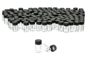 se glass vials with 1" x 9/16" diameter (pack of 144) - gb1