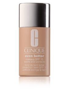 new item clinique even better foundation 1.0 oz spf 15 clinique/even better makeup 09 sand 1.0 oz evens and corrects. spf 15 dry to combination oily