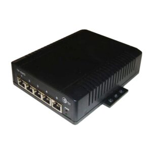 tycon systems tp-sw5g-24 5 port high power poe switch - 10-36v dc input