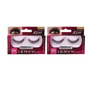 kiss i envy au naturale 01 classic style lashes short (pack of 2)