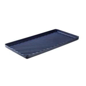 pig containment tray - 49.25" l x 25.25" w x 2" h - 9 gal. sump capacity - pak124-bk