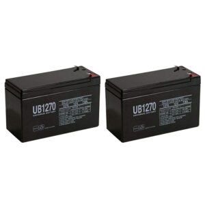 universal power group 12v 7ah bruno electra-ride stairlifts battery mk battery es7-12 replacement - 2 pack