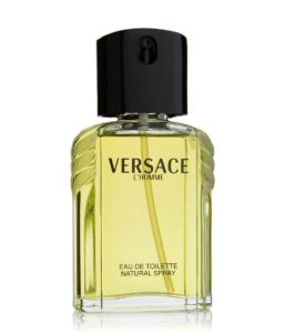 versace eau de toilette spray, l'homme, 3.4 ounce