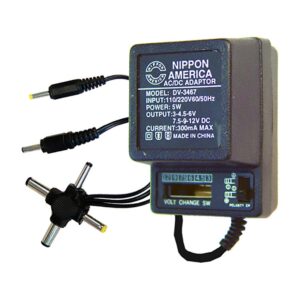 n.a. universal ac/dc adaptor 300ma max dv-3467