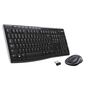 logitech mk270 wireless keyboard and mouse combo — keyboard and mouse included