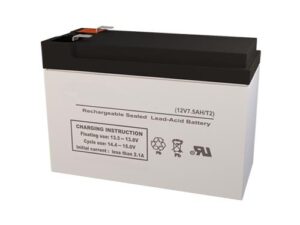 rb1270-f2 12 volt 7.5 amph sla replacement battery with f2 terminal