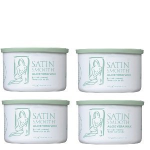 satin smooth aloe vera wax 4 pack