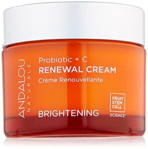 andalou naturals face cream probiotic c renewal 50 ml, 1.7 fl oz