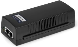 amcrest active poe injector adapter, ieee 802.3af compliant, up to 100 meters