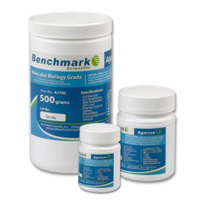 benchmark scientific a1701 organic solvent free agarose le, 100g capacity