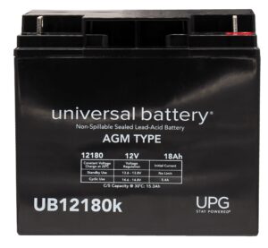 upg new replacement battery for dr power field mower 10483 104837 12v 17ah 18ah