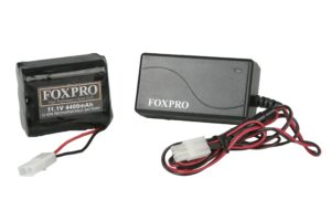 foxpro lithium 10 cell rechargeable battery kit compatible with x2s, xwave, x1, shockwave, and x24 predator electronic game calls