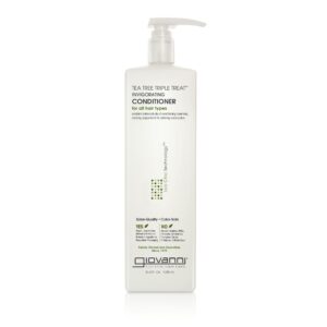 giovanni invigorating conditioner cooling peppermint, eucalyptus, conditioning rosemary, tea tree triple treat (tea tree botanicals), 33.8