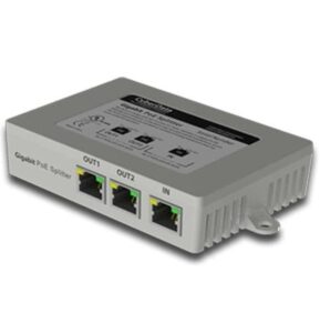 cyberdata 2-port poe gigabit switch - 2 ports - 2 x poe+ - 10/100/1000base-t - poe ports - desktop