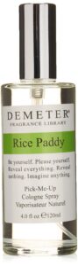 demeter rice paddy cologne spray for unisex, 4 ounce